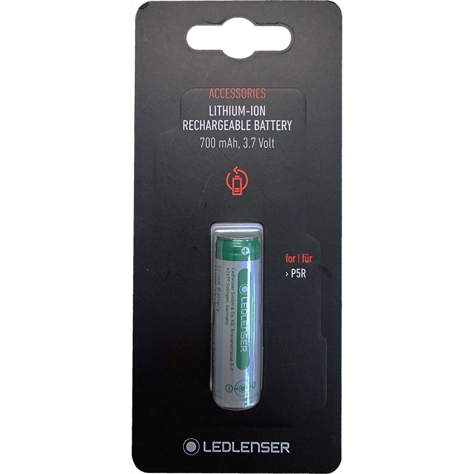 Ledlenser Lithium-Ionen Rechargeable Battery 3,7 V / 700 mAh ...